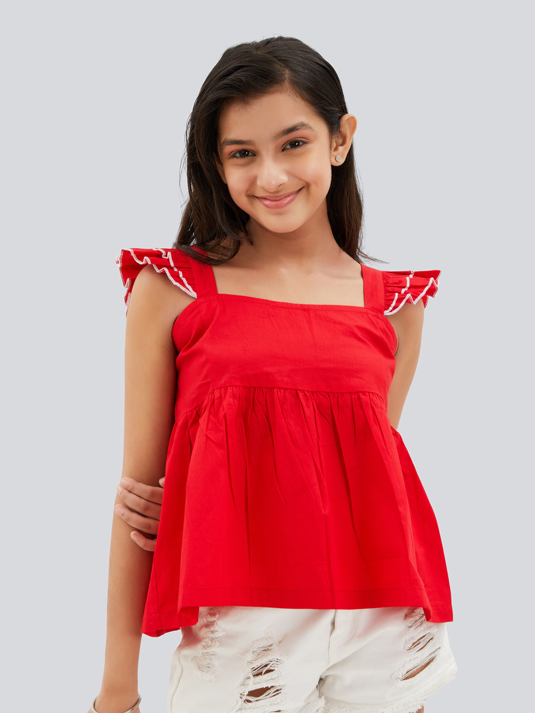 Olele® Takila Top - Red Cotton